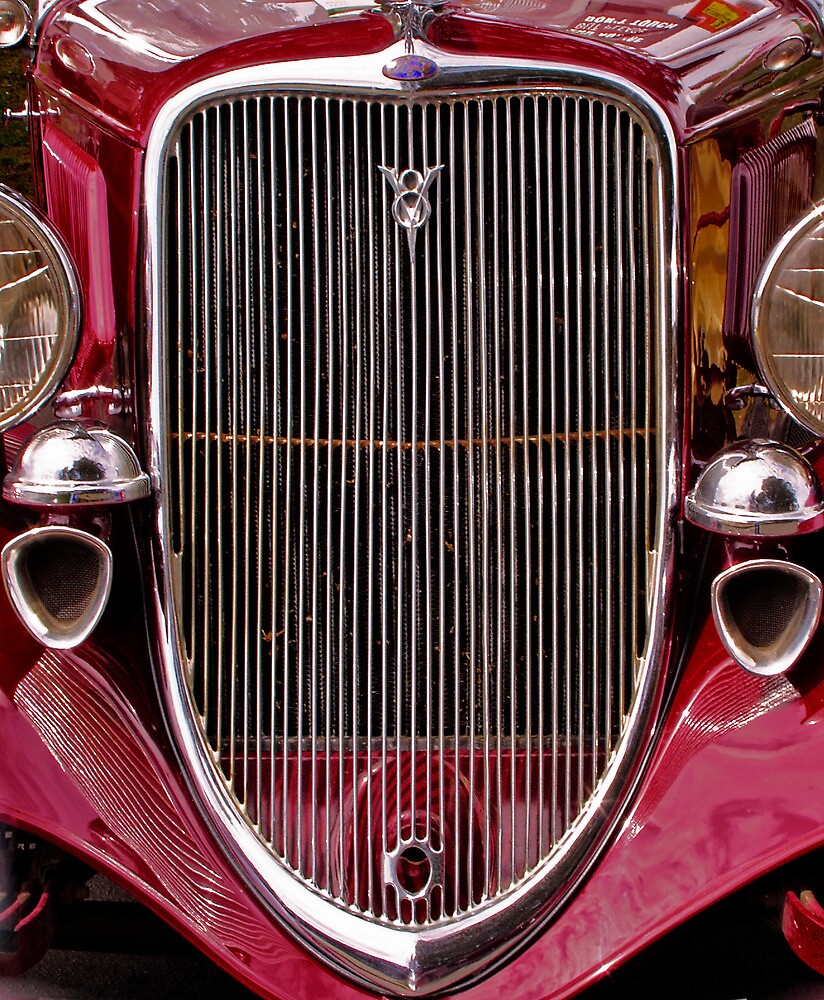 "Vintage Ford Grille" by TonyCrehan | Redbubble