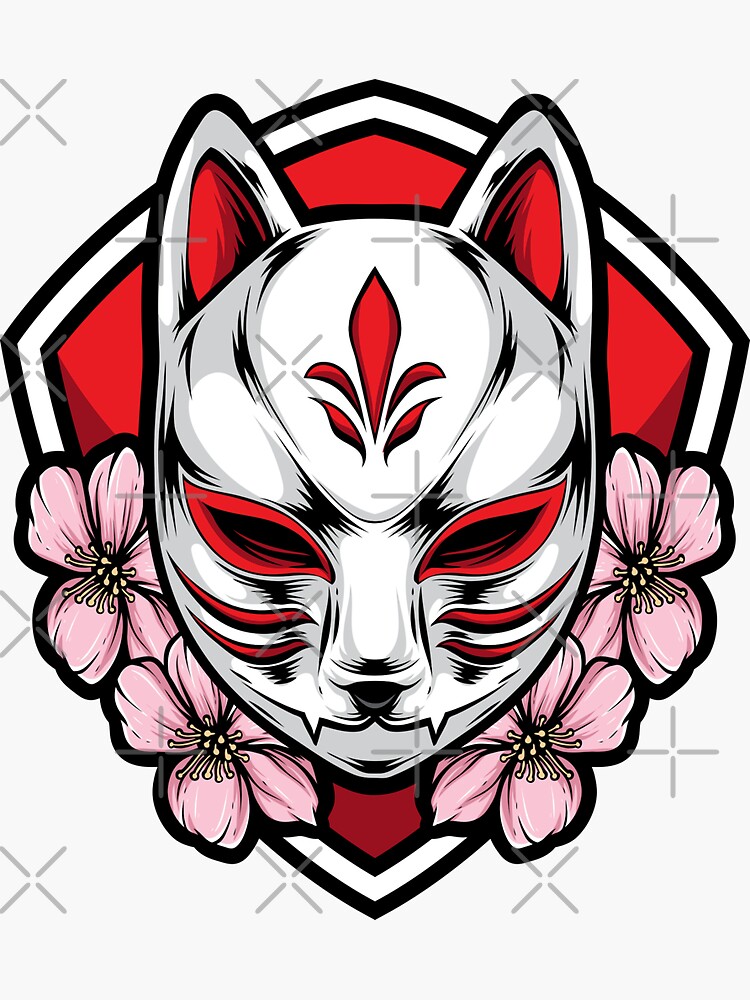 "Cat Mask" Sticker by tambustore | Redbubble