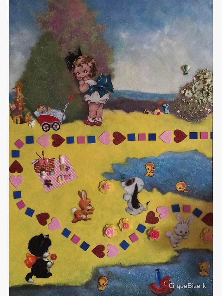 "Vintage themed storybook collage art print" Art Print by CirqueBizerk ...