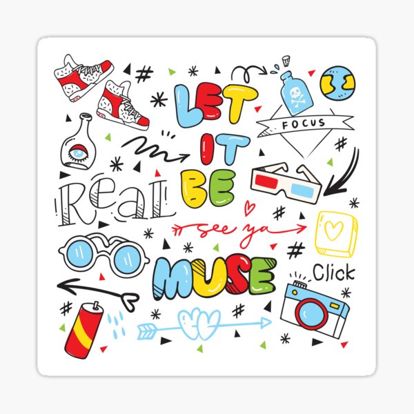 "cute fashion patches trendy stickers" Sticker for Sale by eskitus2020 ...