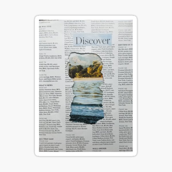 "Discover" Sticker by HappyMinimalist | Redbubble