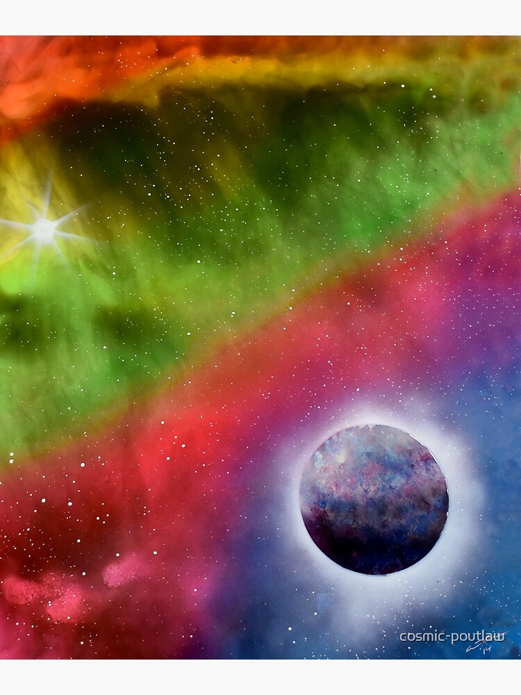 "Rainbow Space" Poster for Sale by cosmic-poutlaw | Redbubble