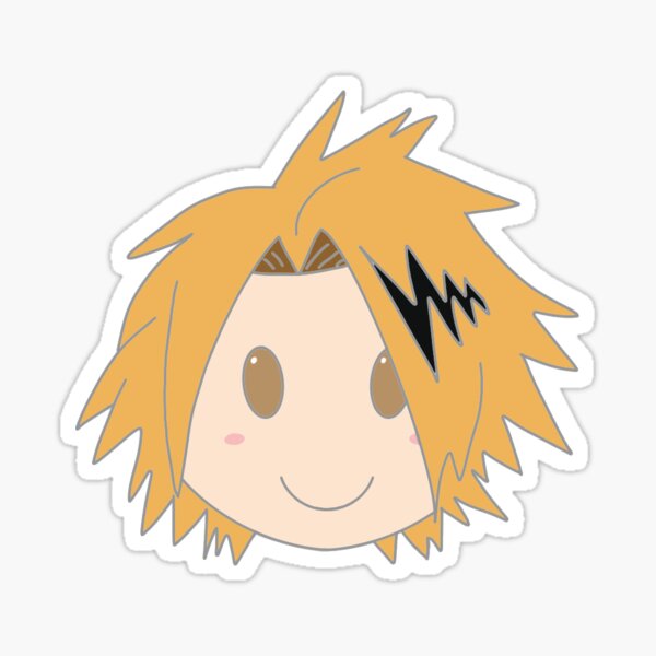 Pegatina «Pegatina Denki Kaminari Cute Chibi Head» de joannee-12 ...