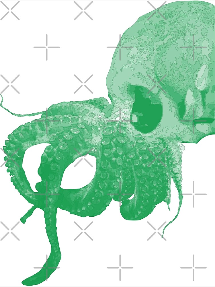 "Cthulhu Skull" Poster by CarrionsMacabre | Redbubble