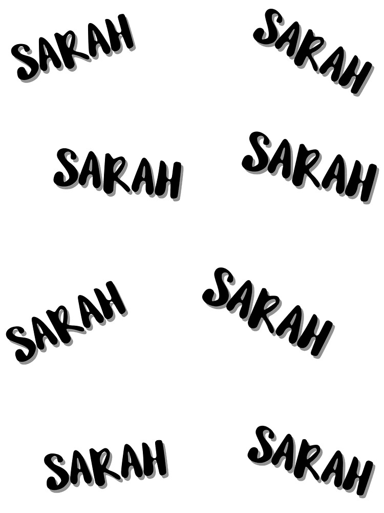"Sarah Sticker Pack" Poster by FTML | Redbubble
