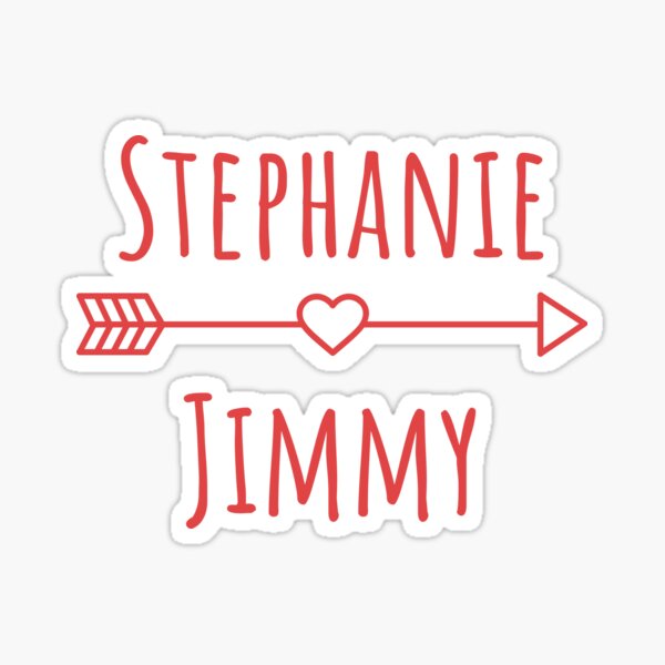 "Stephanie" Sticker for Sale by clandestitching | Redbubble