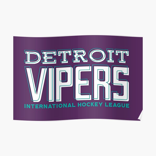 "Detroit Vipers" Poster for Sale by J31Designs | Redbubble