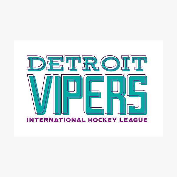 "Detroit Vipers" Photographic Print by J31Designs | Redbubble