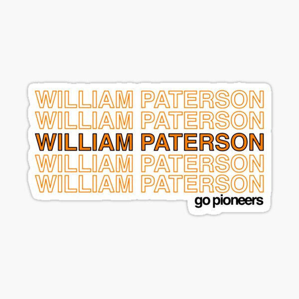 William Paterson Stickers | Redbubble
