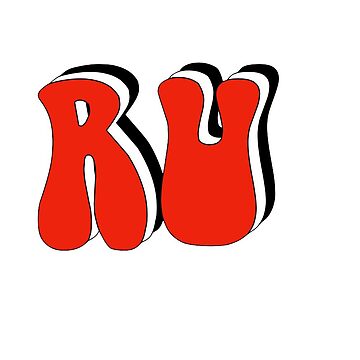 "RUtgers " Sticker for Sale by sophiesklar | Redbubble