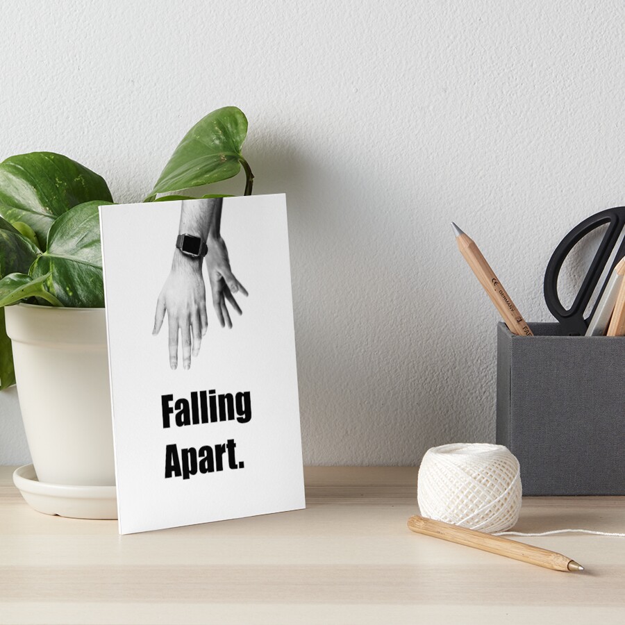 "Falling Apart" Art Board Print for Sale by iuseredcrystals | Redbubble