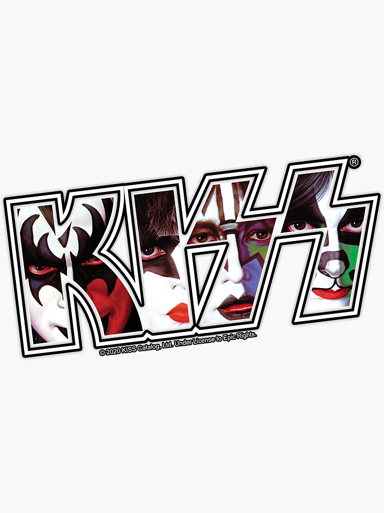 "KISS (1978 Design)" Sticker for Sale by HawkstoneDesign | Redbubble