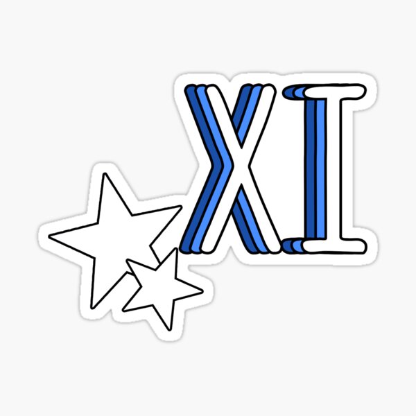 "Xi" Sticker for Sale by Miabe18 | Redbubble