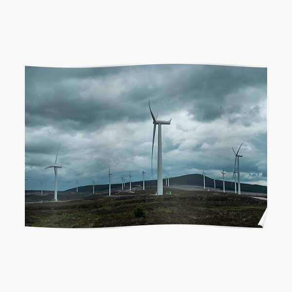Wind Turbine Posters | Redbubble