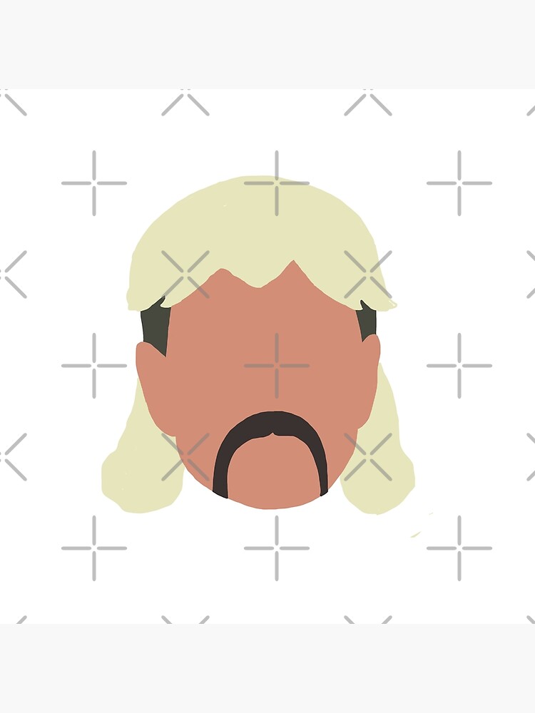 "Joe Exotic Face Cartoon" Poster for Sale by CassieG00 | Redbubble