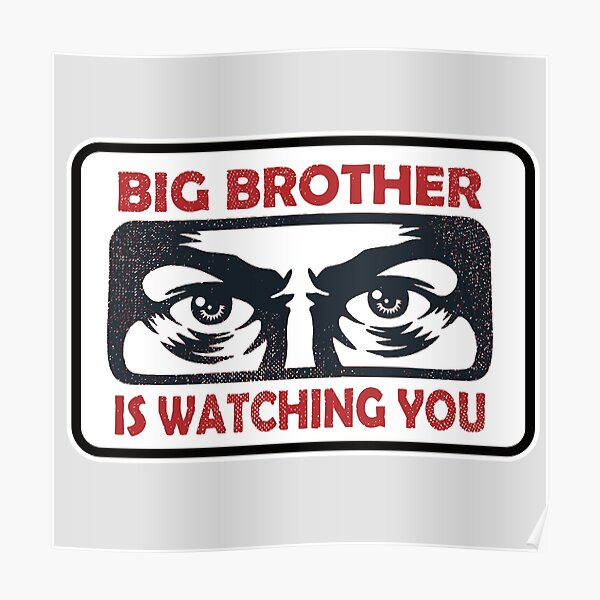 1984 Big Brother Posters | Redbubble