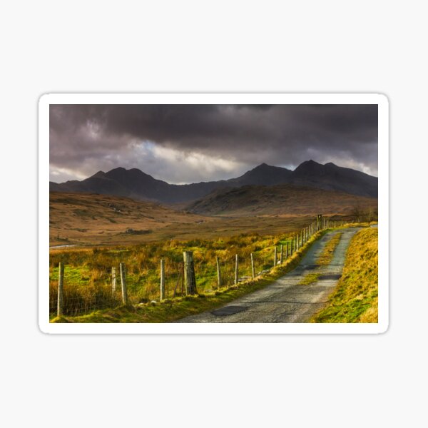 "Snowdon Horseshoe, Snowdonia National Park" Sticker for Sale by Dan ...