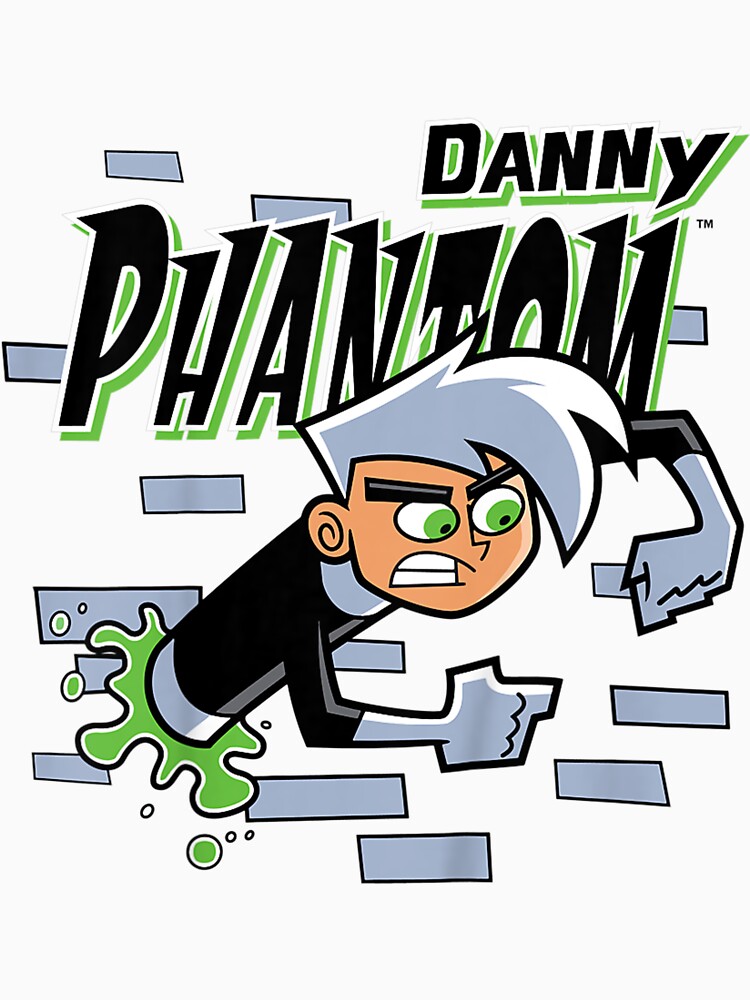 "Danny Phantom Coming Through Brick Wall" T-shirt for Sale by tontoncat ...