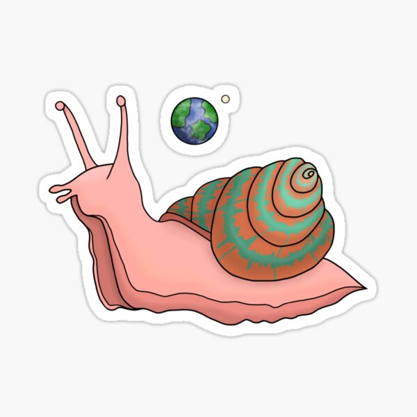 "Jerry the Giant Space Snail" Sticker for Sale by baileyperkins | Redbubble