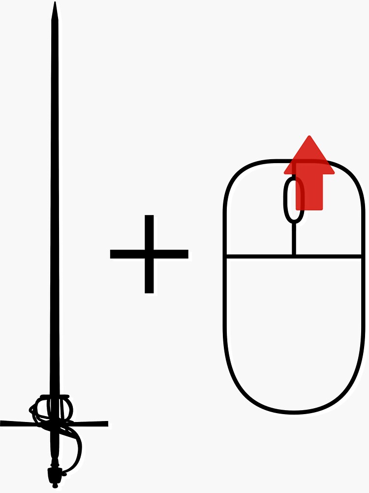 "How to Win with Rapier" Sticker for Sale by OrangeNebula | Redbubble