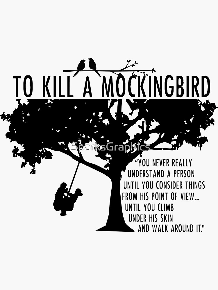 "To Kill a Mockingbird" Sticker for Sale by SparksGraphics | Redbubble