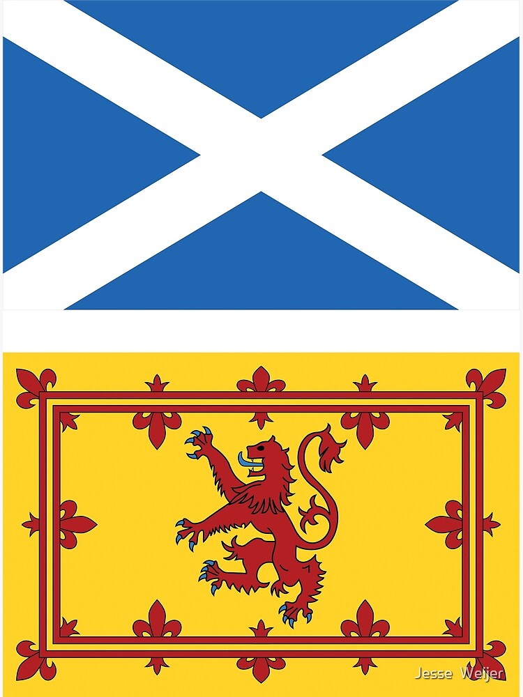 Impression photo « Drapeau de la bannière royale écossaise », par Keek ...