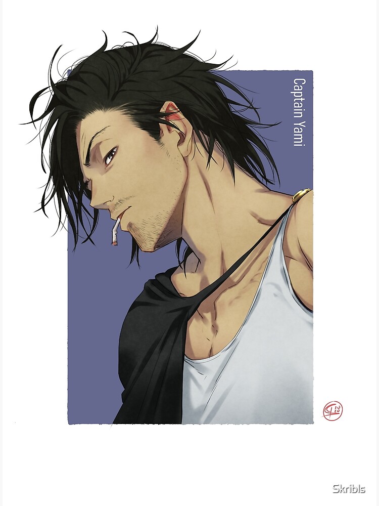 "#Sixcharacters - Captain Yami" Poster by littleSkribbler | Redbubble