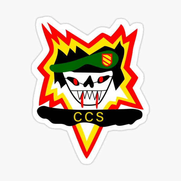 "Vietnam Commando CCS" Sticker by MatthewCHRC | Redbubble