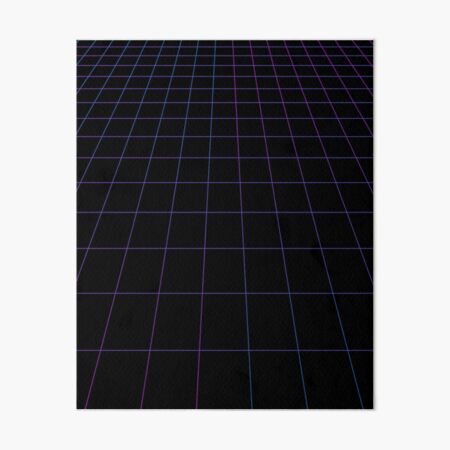 "Simple Synthwave Lines" Art Board Print for Sale by MaiZephyr | Redbubble