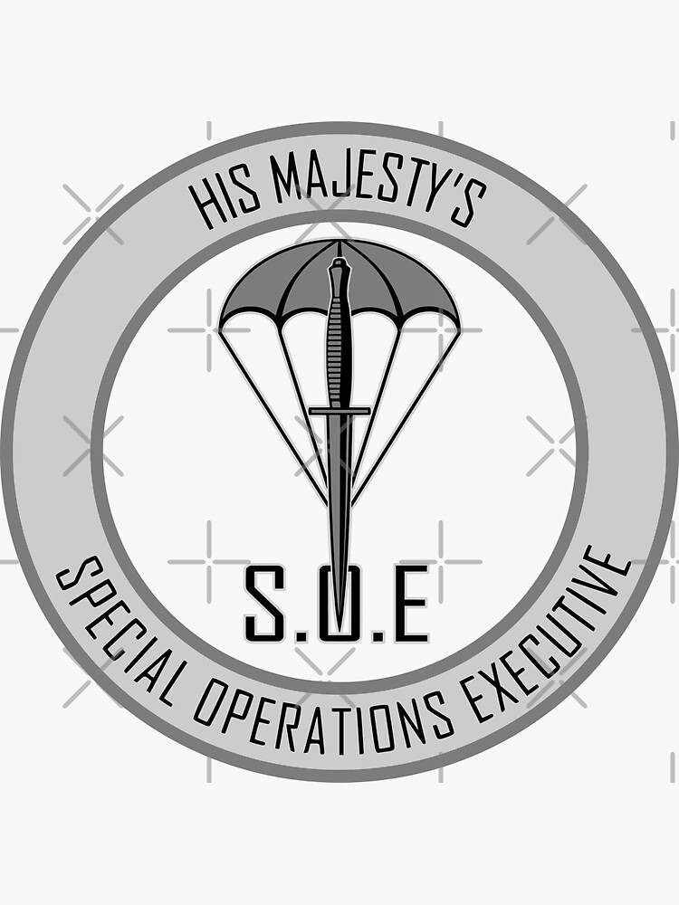 "WW2 SOE Special Operations Executive" Sticker for Sale by StrongVlad ...