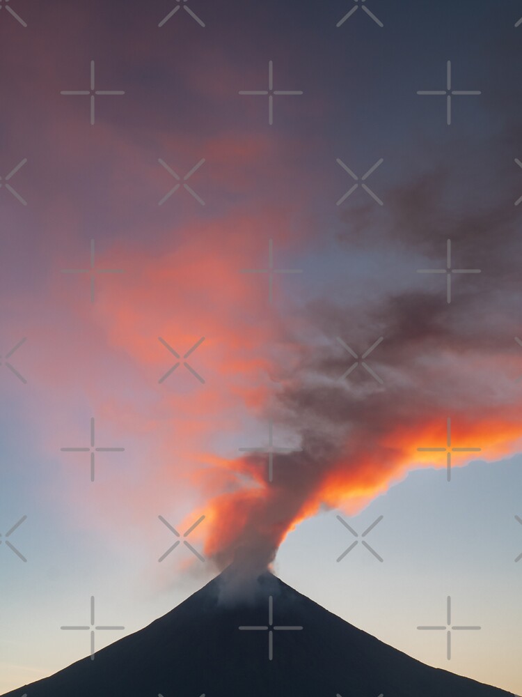 "Mount Mayon, Philippines" Sticker by biernes | Redbubble