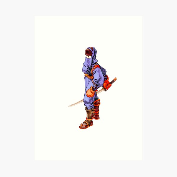 "Final Fantasy Tactics Ninja Male" Art Print by CassidyCreates | Redbubble