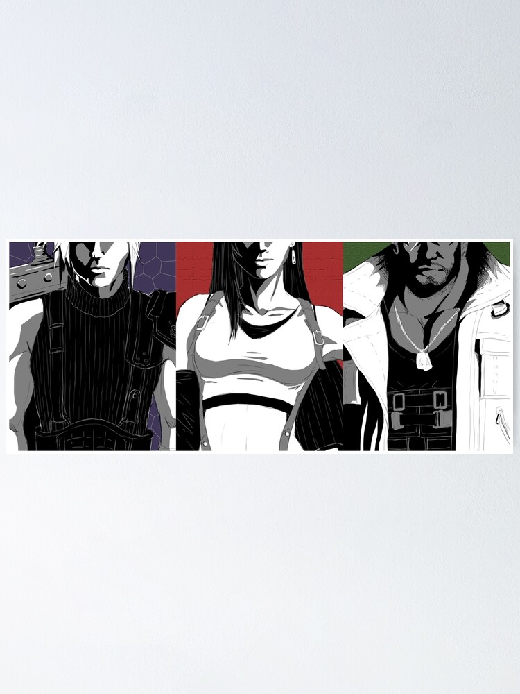 "FF7 Original Team" Poster by -Starkyrie- | Redbubble