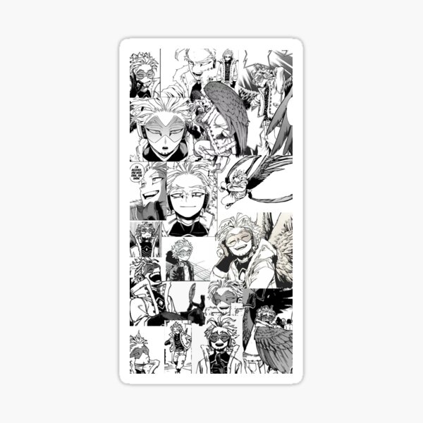 "Hawks collage" Sticker for Sale by GalaxyCoyote | Redbubble