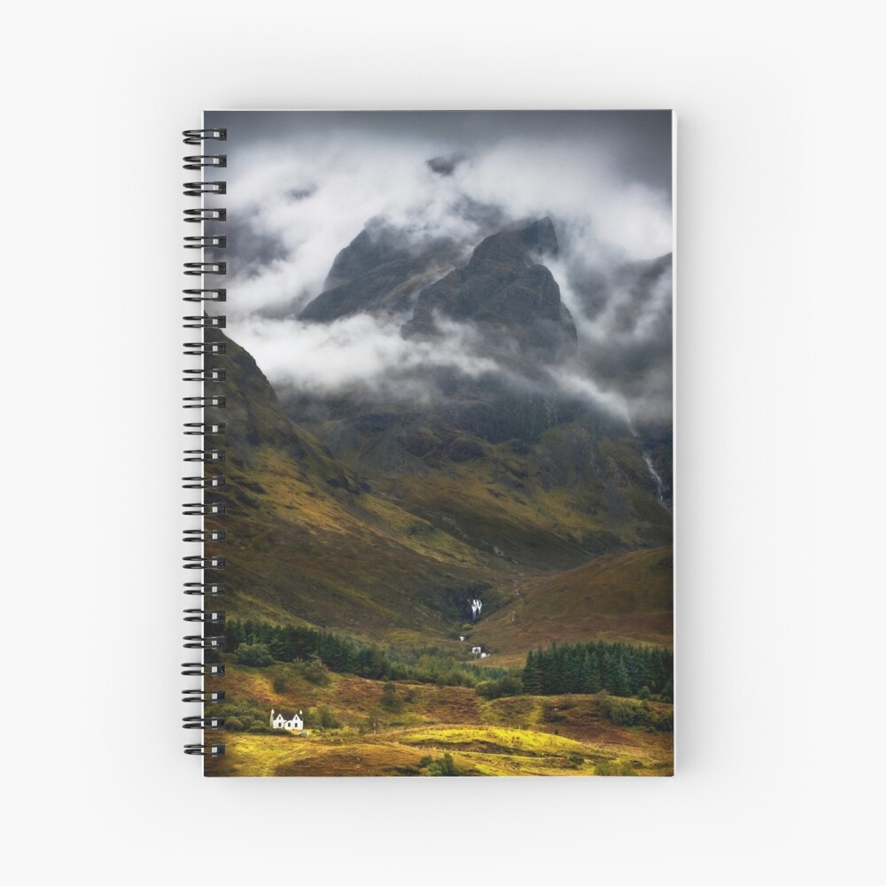 "Blaven and Malevolent Weather Isle of Skye Scotland." Spiral Notebook ...