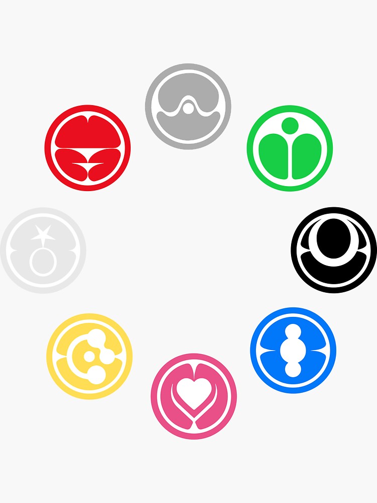 "Chromatica Tribes (Colours)" Sticker for Sale by foxnewton | Redbubble