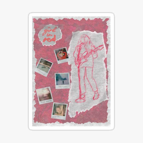 "Girl in red chapter 2 poster" Sticker for Sale by maelstrom47 | Redbubble