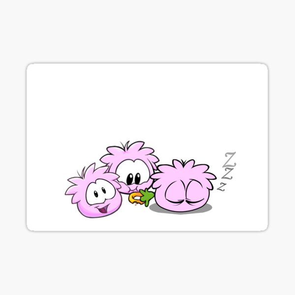 "Club Penguin Pink Puffle Mini Collection " Sticker by kassidyleavitt ...