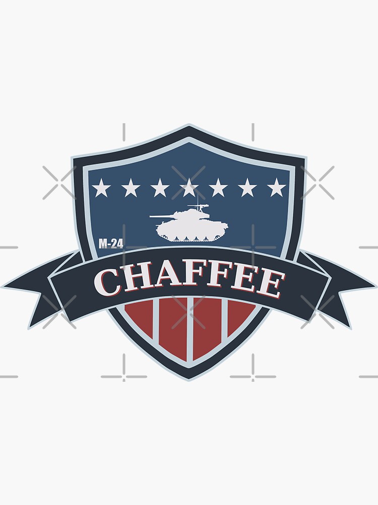 "WW2 M24 Chaffee Tank" Sticker by StrongVlad | Redbubble