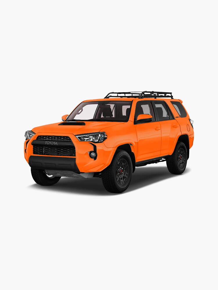 "Orange 4runner" Sticker for Sale by mrbusysocks | Redbubble