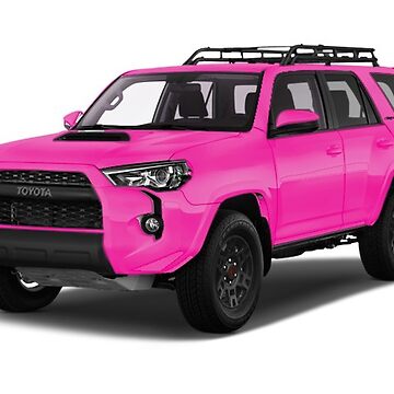 "Pink 4runner" Sticker for Sale by mrbusysocks | Redbubble