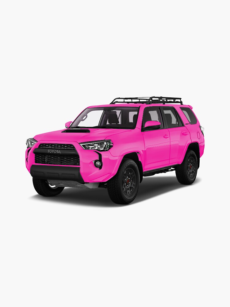 "Pink 4runner" Sticker for Sale by mrbusysocks | Redbubble