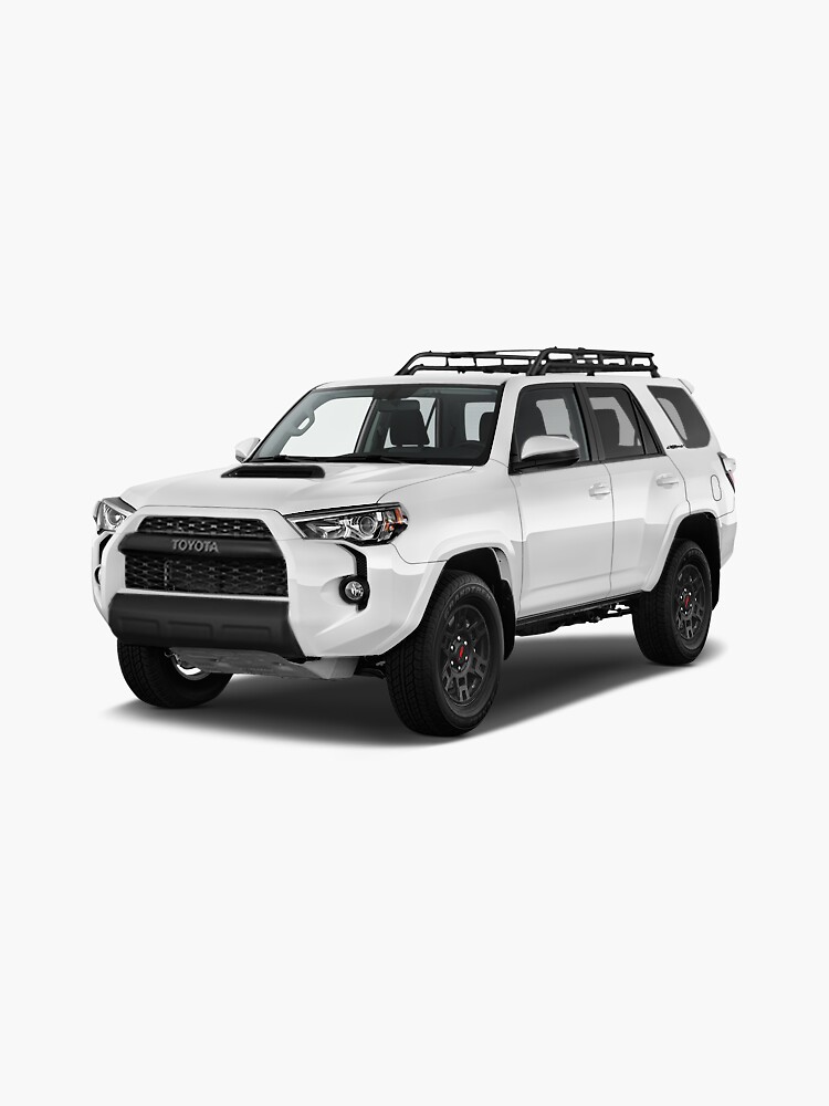 "White 4runner" Sticker for Sale by mrbusysocks | Redbubble