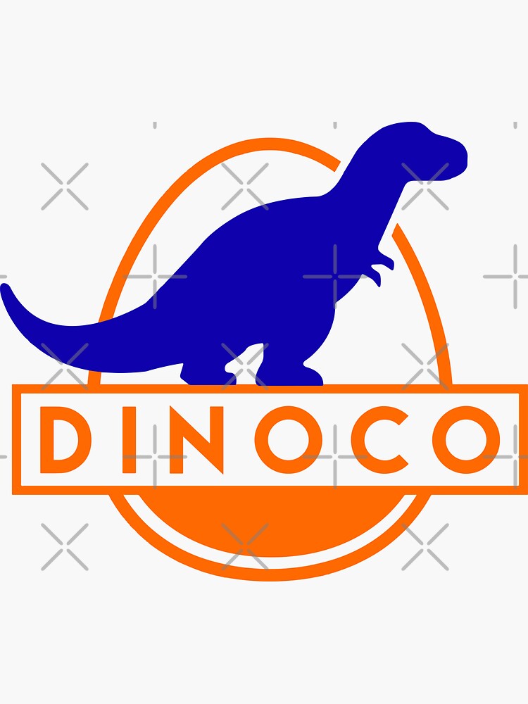 "Dinoco" Sticker for Sale by ItsMeRuva | Redbubble