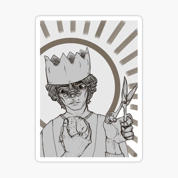 "Hail King Paimon!" Sticker for Sale by portese | Redbubble