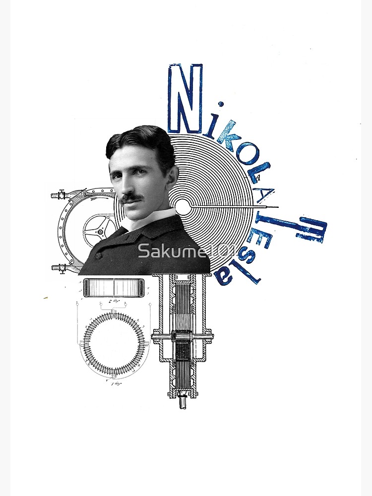 "Nikola Tesla Collage " Photographic Print for Sale by Sakume101 ...