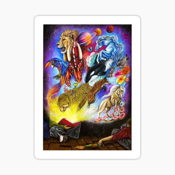 "Pure Imagination" Sticker for Sale by Artbysyds | Redbubble