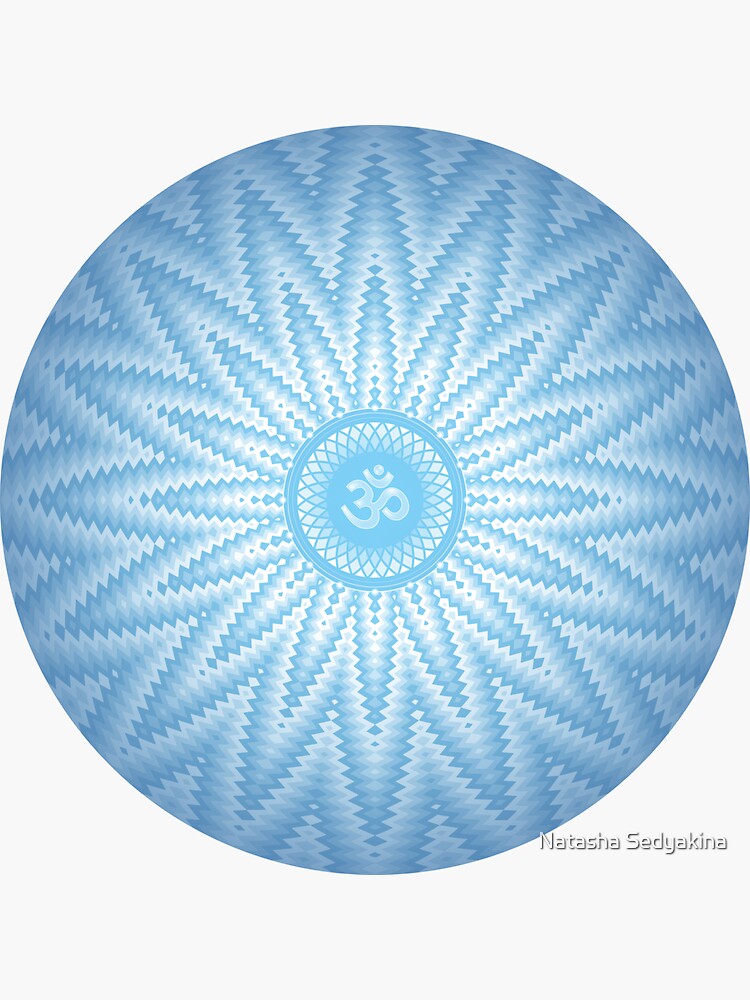 "Moksha mandala | Shiva Om" Sticker by natasedyakina | Redbubble