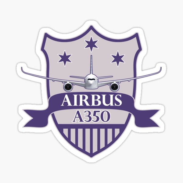 "Airbus A350 Emblem" Sticker by phutball | Redbubble
