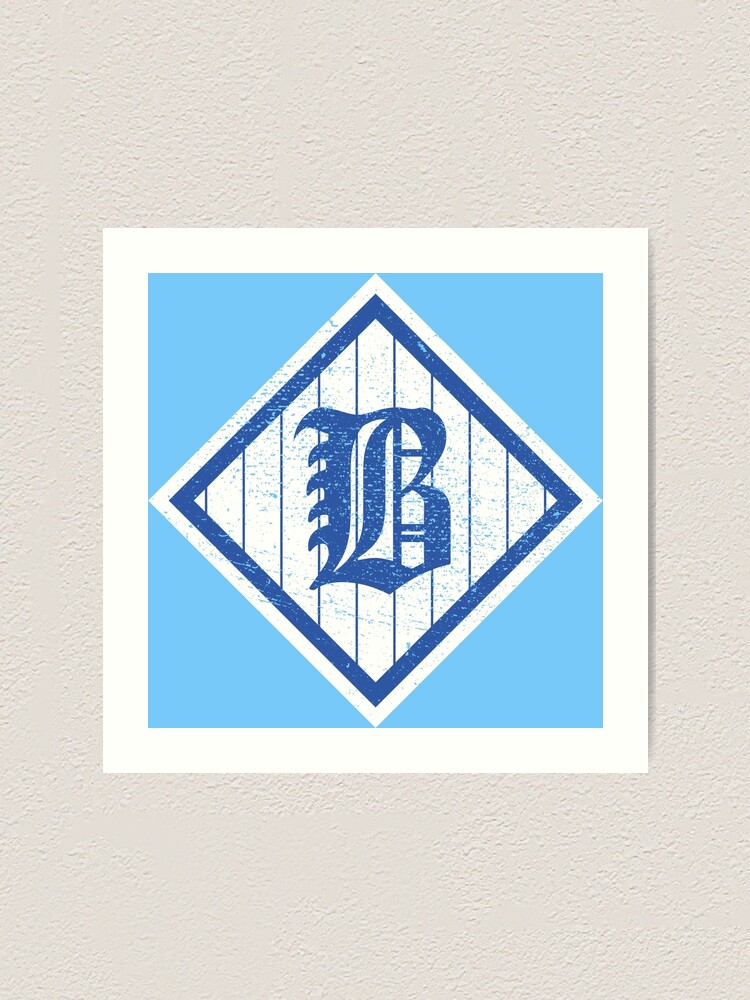 "Vintage baseball letter "B"" Art Print by nelder55 | Redbubble